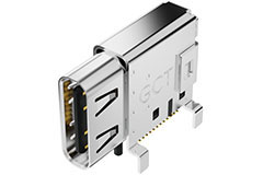 Receptáculos USB Type-C® tipo bandera - GCT | DigiKey